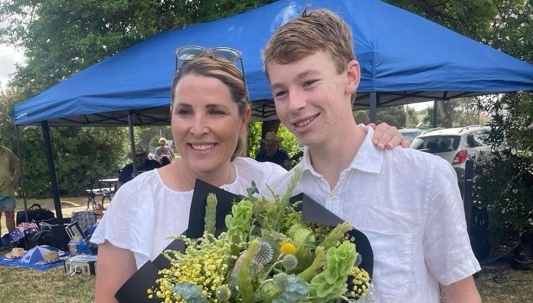 Netball rising star Lucas Gulin receives Young Citizen of the Year ...